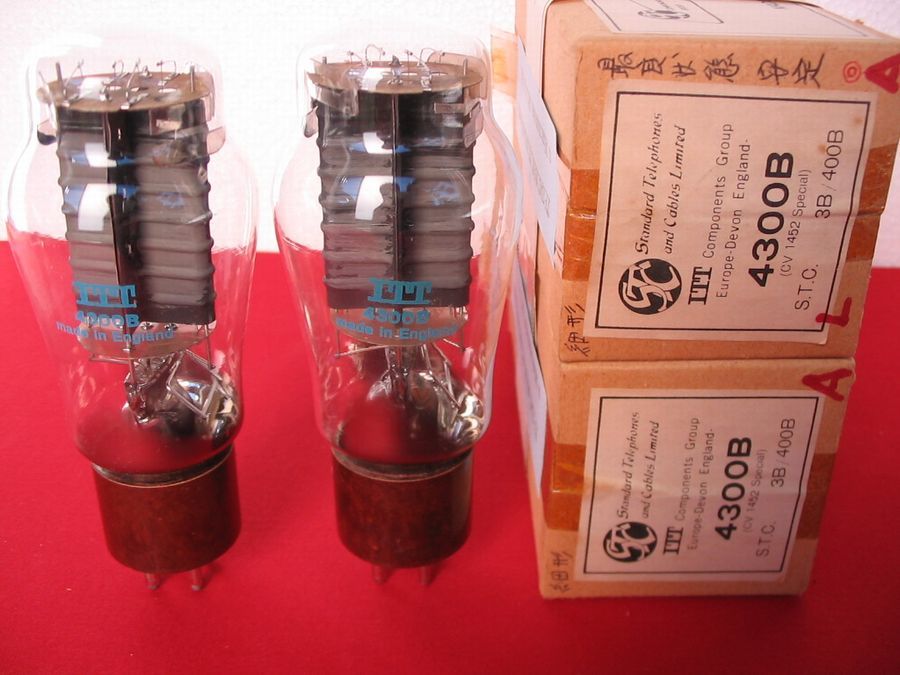 STC 4300B ITT 品 元箱入り 1ペア 2本セット(真空管)｜売買されたオークション情報、yahooの商品情報をアーカイブ公開 - オークファン（aucfan.com）