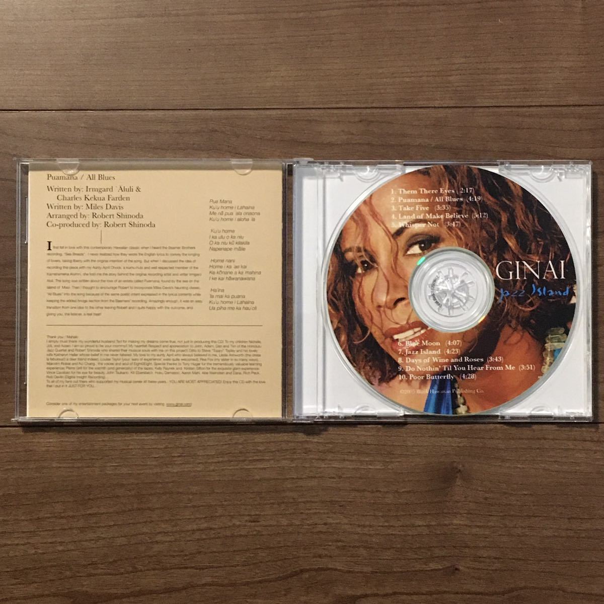 ジャズCD Ginai featuring The Honolulu Jazz Quartet “Jazz Island” Black ...