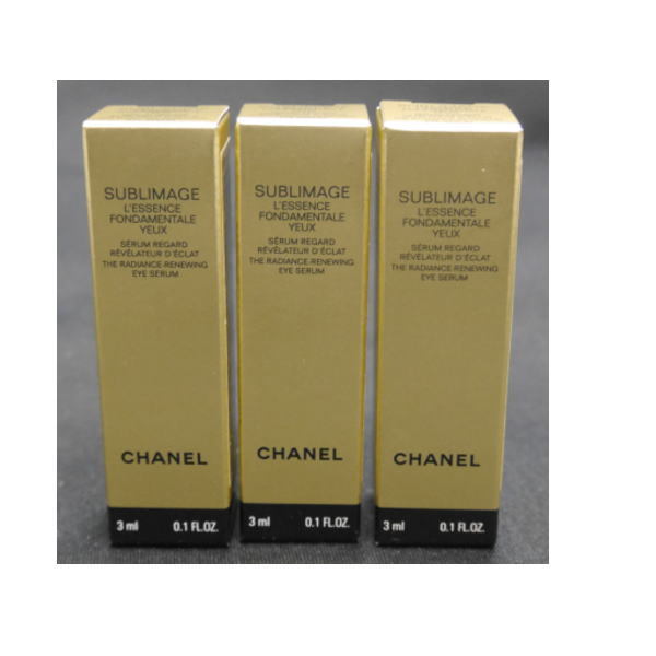 AE シャネル サブリマージュ レサンス フォンダモンタル ユー 3ml×3本 目もと用美容液 まとめ売り CHANEL(クリーム)｜売買されたオークション情報、yahooの商品情報を ...