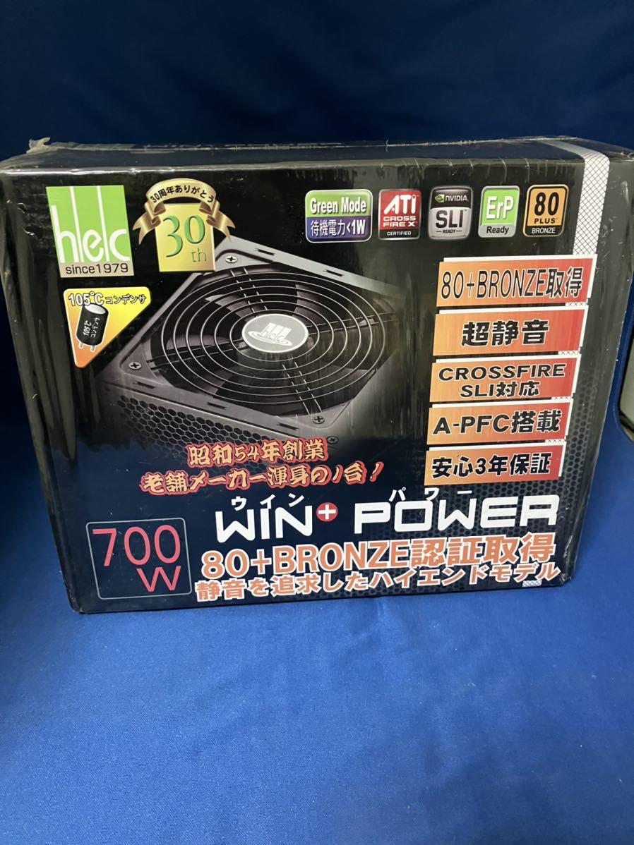 700W PC電源 80 PLUS BRONZE WIN+POWER HEC-700TE-2WX(650W～)｜売買されたオークション情報 ...
