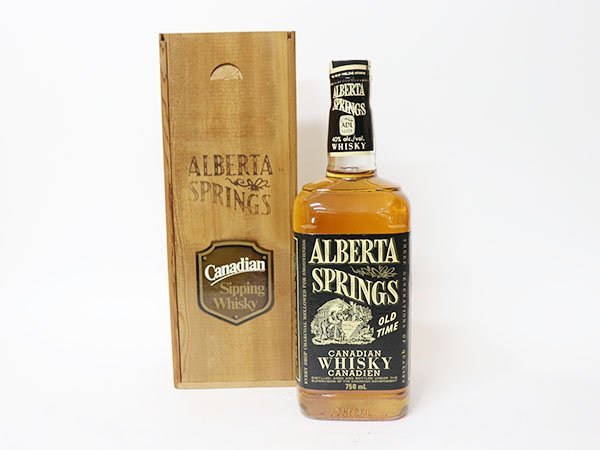1円 アルバータ スプリングス オールドタイム ウイスキー ALBERTA SPRINGS 箱付 / アルコール度数:40% 内容量 ...