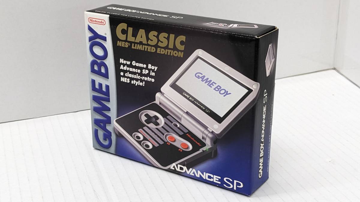 GAME BOY ADVANCE SP CLASSIC NES LIMITED EDITION 海外版 GBアドバンスSP クラシックレトロ ...