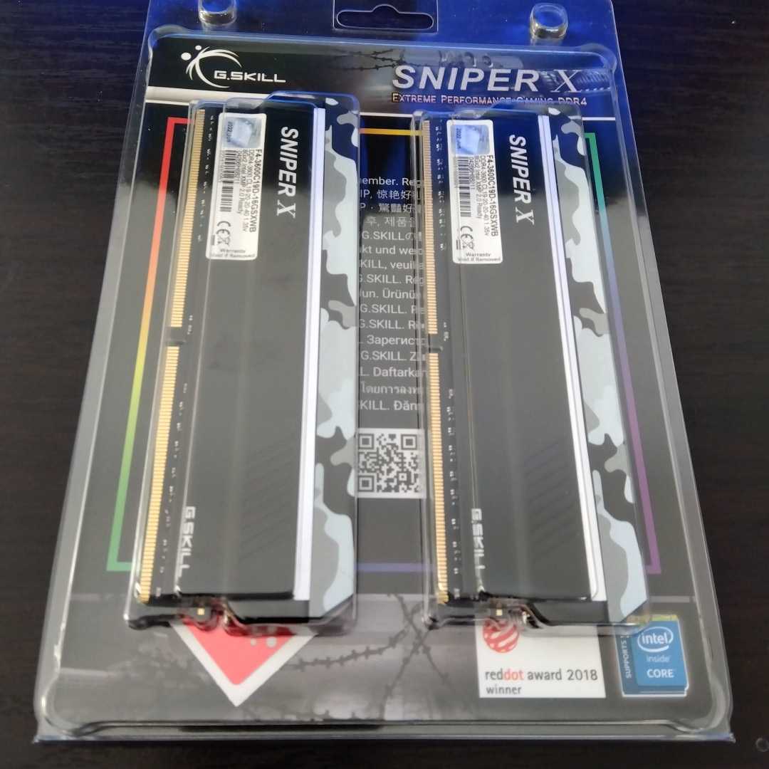 G.Skill DDR4-3600 F4-3600C19D-16GSXWB 8GB 2枚(その他)｜売買されたオークション情報、yahooの ...