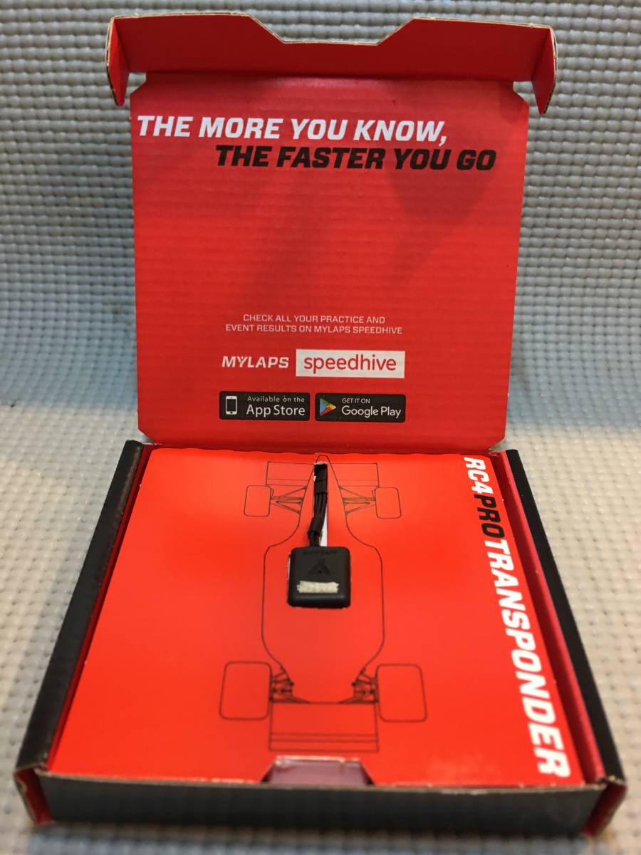 MYLAPS RC4 Pro Direct Powered Personal Transponder Black Includes all ...