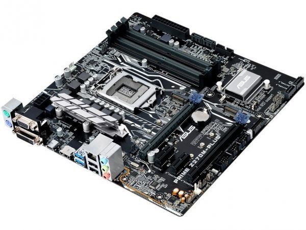 ASUS PRIME Z270M-PLUS LGA 1151 Intel Z270 HDMI SATA 6Gb/s USB 3.1 Micro ...