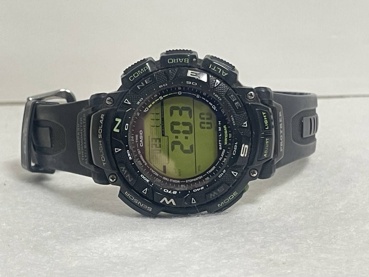 CASIO PROTREK PRG-240-1BJF カシオ プロトレック ソーラー(PRO TREK)｜売買されたオークション情報、yahooの商品情報をアーカイブ公開 - オークファン ...