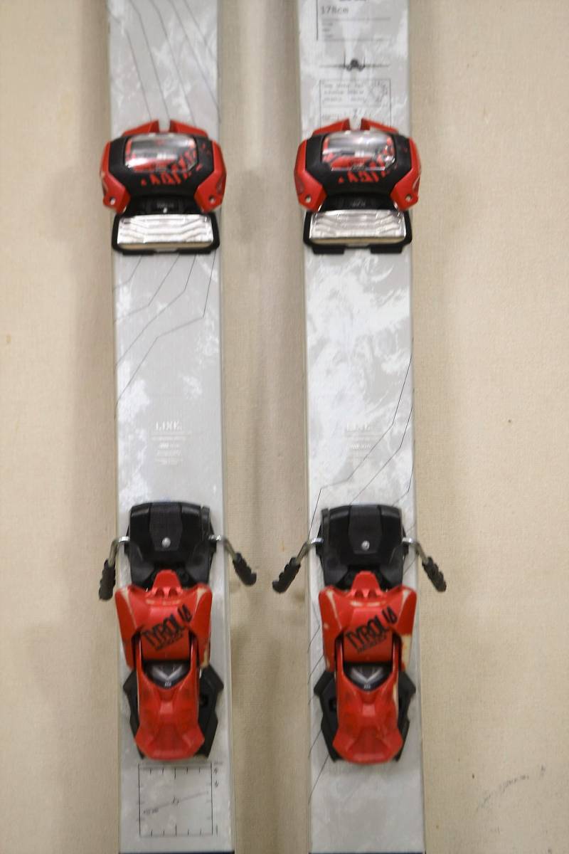 LINE TOM WALLISCH PRO MODEL 178cm 117-90-112 TYROLIA ATTACK13 AT13 SKI ...