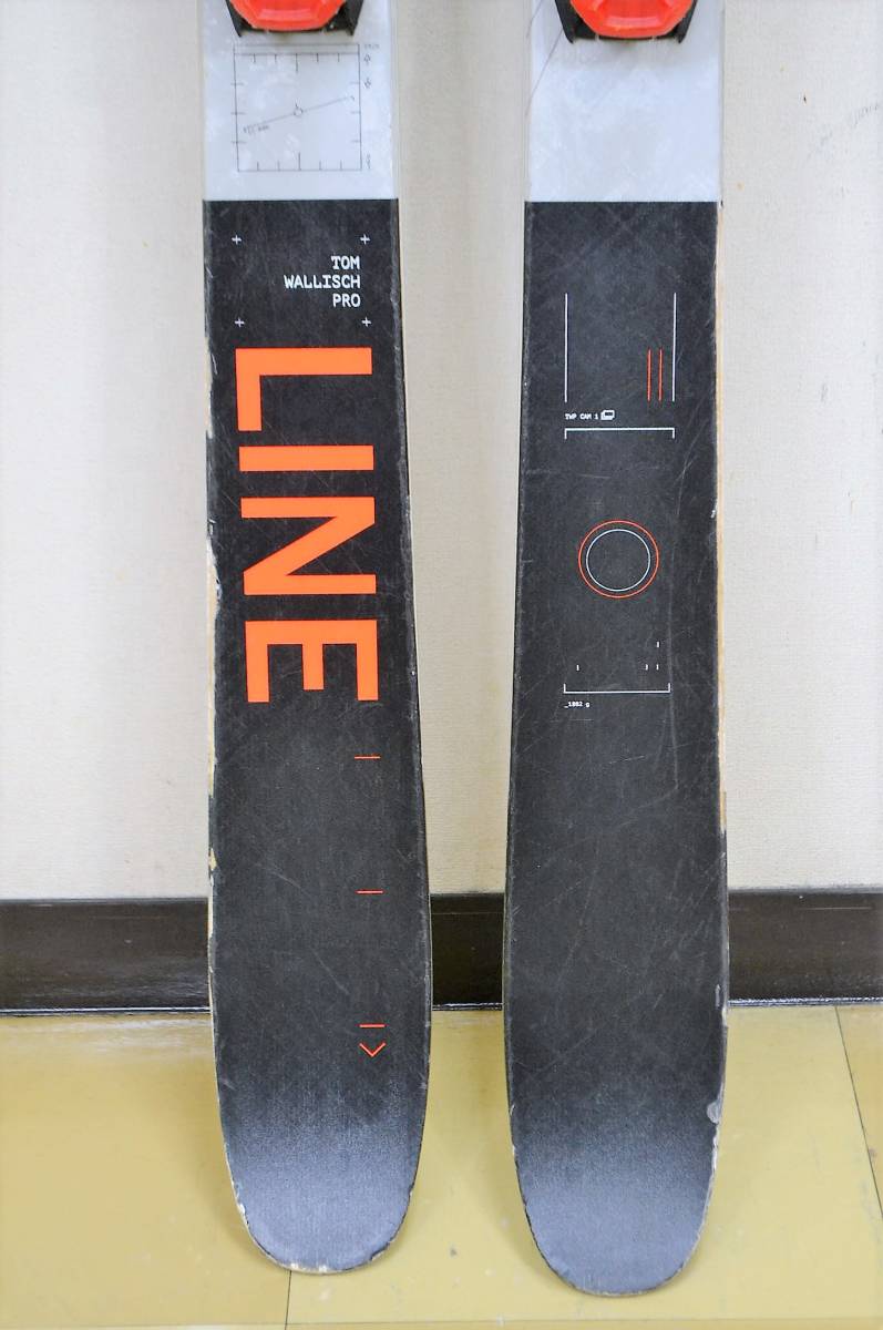 LINE TOM WALLISCH PRO MODEL 178cm 117-90-112 TYROLIA ATTACK13 AT13 SKI ...