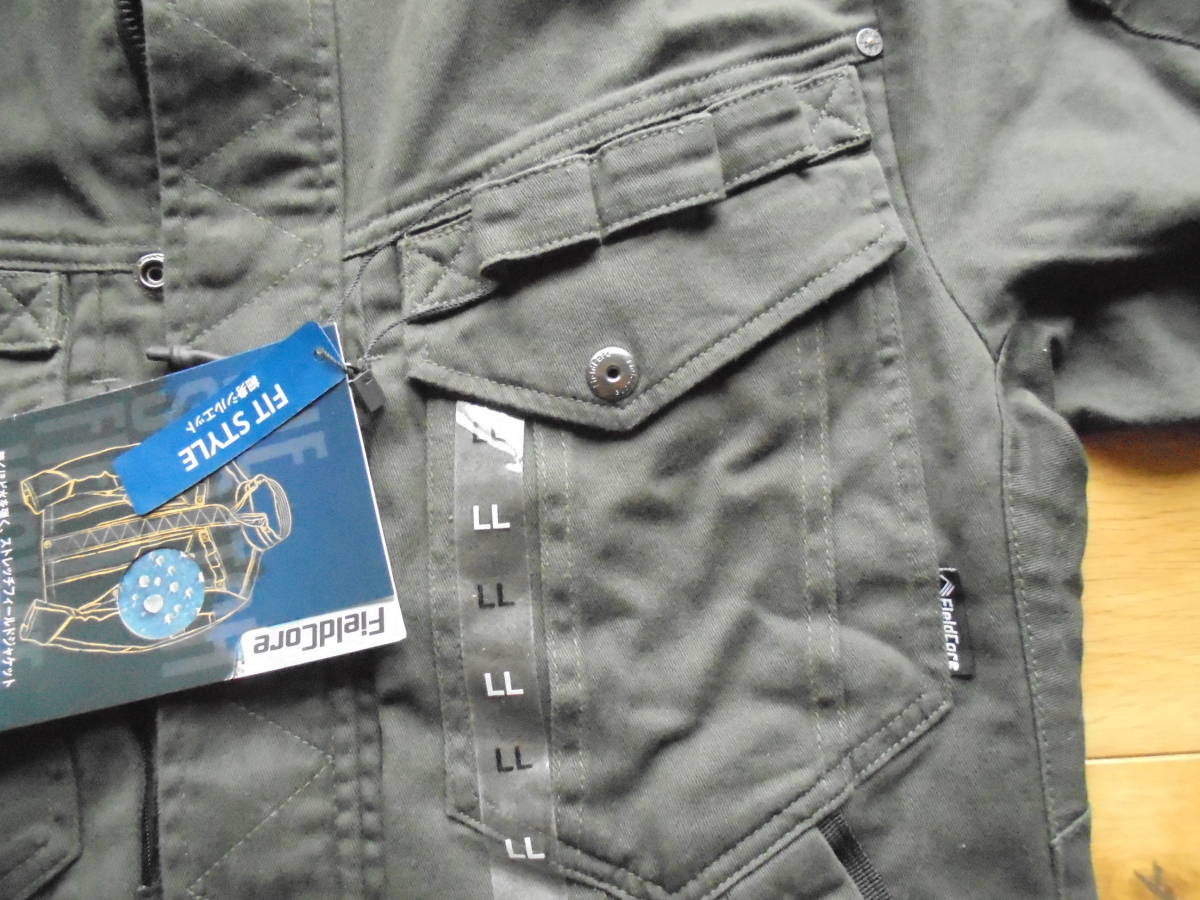 ワークマン WORKMAN フィールドコア FieldCore WR001 4D 超撥水 STRETCH ストレッチ フィールドジャケット LL XL ダークグリーン(ジャケット、上着)｜売買 ...