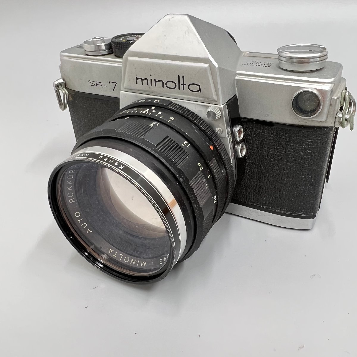 2 現状品 ミノルタ MINOLTA SR-7 AUTO ROKKOR-PF 58mm F1.4 動作未確認 5/012402t(コンパクトカメラ)｜売買されたオークション情報、yahooの ...
