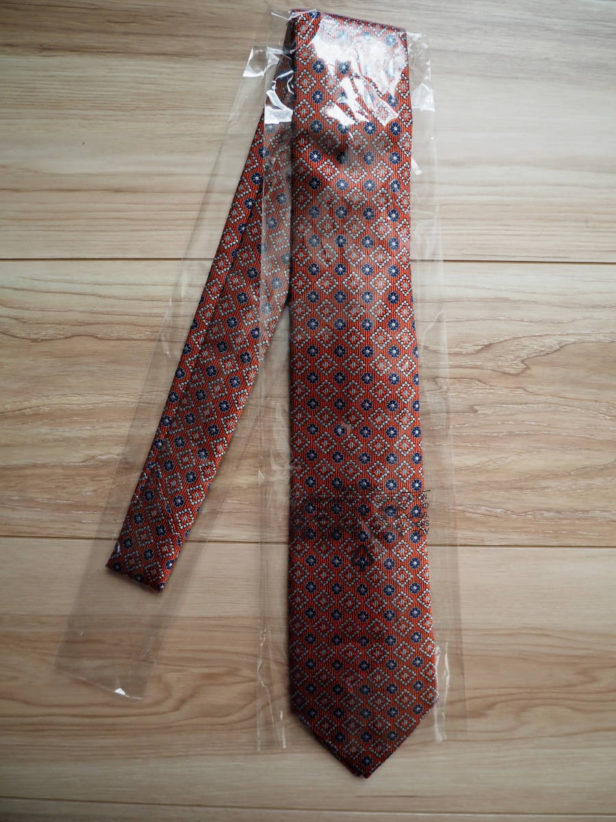 T M LEWIN ネクタイ NEAT GEOMETRIC CORAL イングランド製 ティー エム レウィン(ネクタイ一般)｜売買された ...