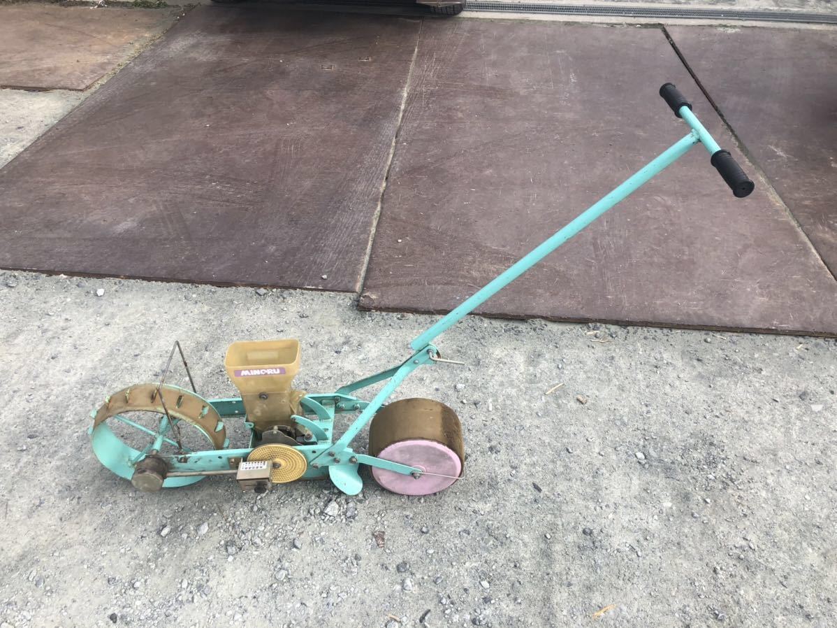 みのる 野菜播種機 PY-121 手押し 種まき機 ごんべえ 品 み(農業機械)｜売買されたオークション情報、yahooの商品情報をアーカイブ公開 - オークファン（aucfan.com）