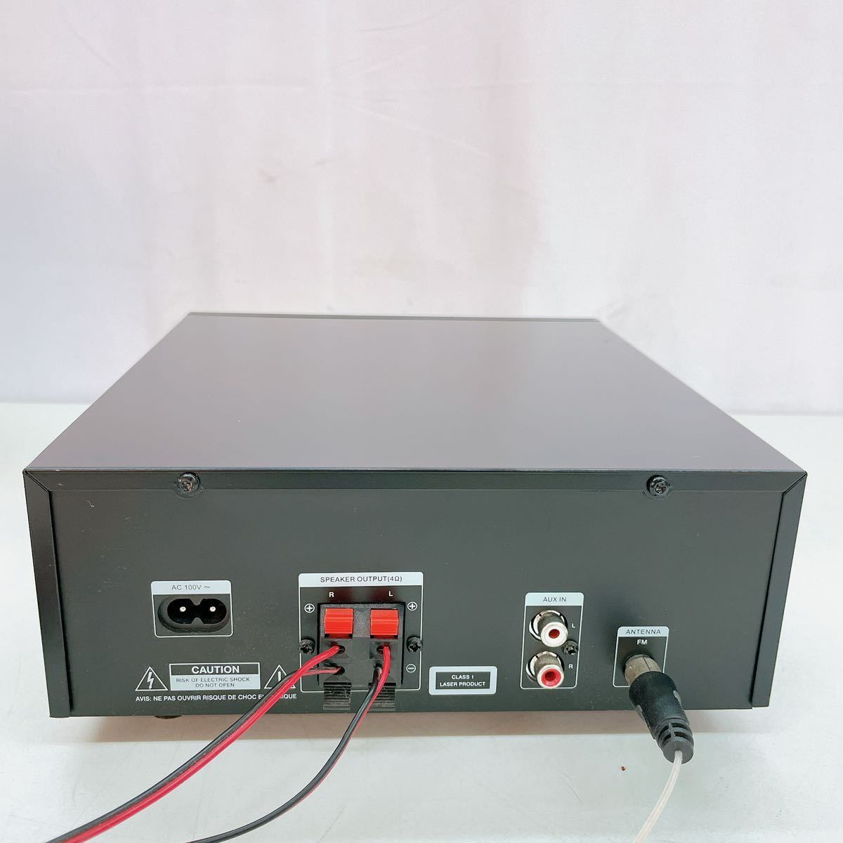 1AA92 SANSUI サンスイ SMC-150BT CDステレオ Bluetooth機能搭載 音楽 スピーカー リモコン付き ブラック ...