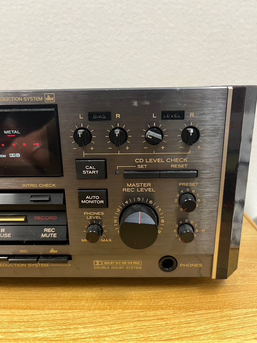 TEAC ティアック V-970X カセットデッキ 取扱説明書有り リモコン有り 221211G6194 オーディオ機品 音響機器 カセット ...