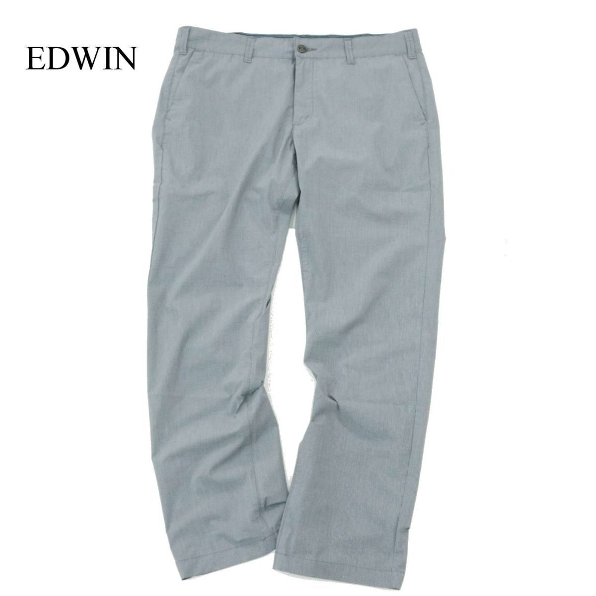 EDWIN エドウィン ERK13C ジャージーズ クール ストレッチ ストレート チノ パンツ Sz.XL メンズ グレー 大きいサイズ A3B01089_2#R(その他)｜売買された ...