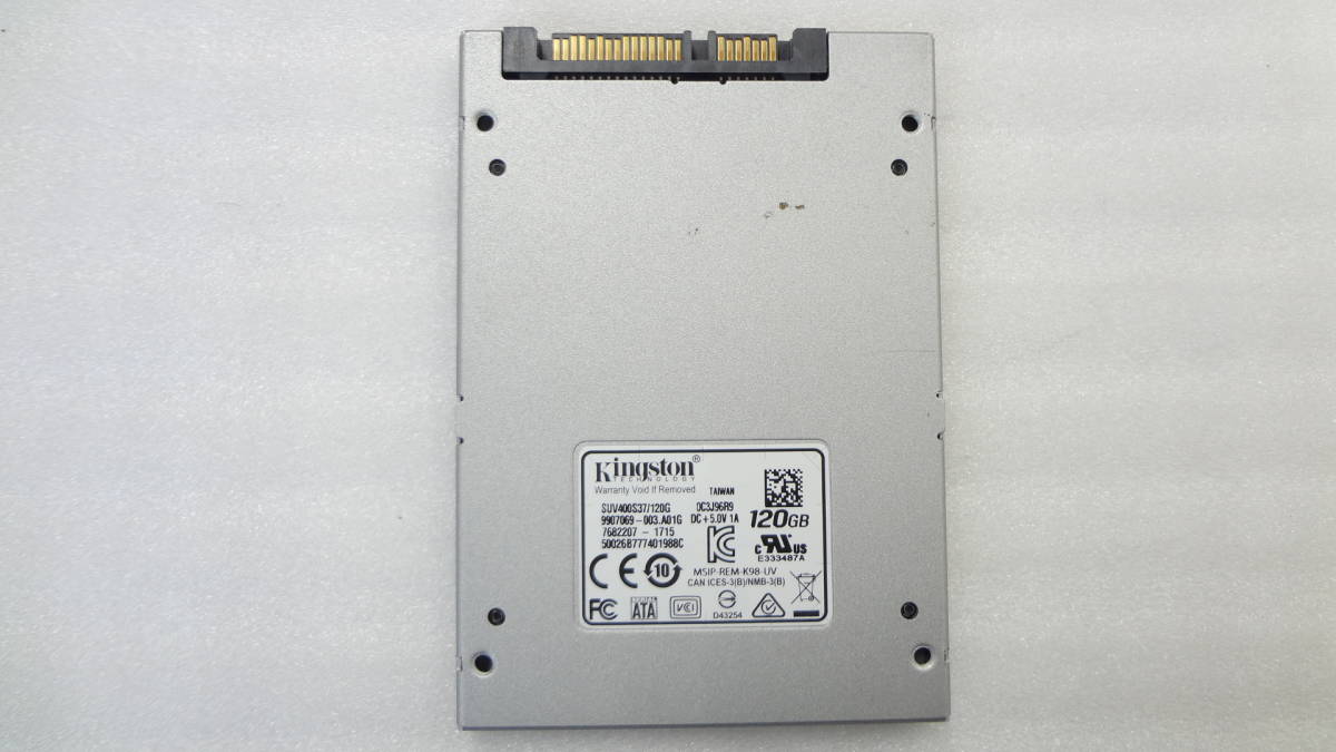 Kingston SUV400S37/120G 120GB 2.5型SSD SATA SD78(64GB～)｜売買されたオークション情報 ...