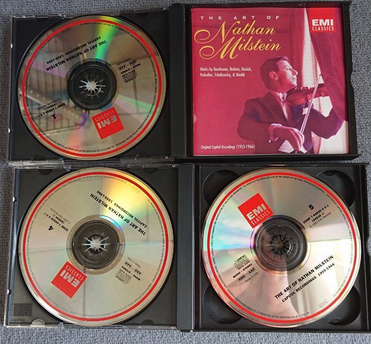 米EMI 6CD-BOX ナタン ミルシテインの芸術 The Art of Nathan Milstein Capitol ...