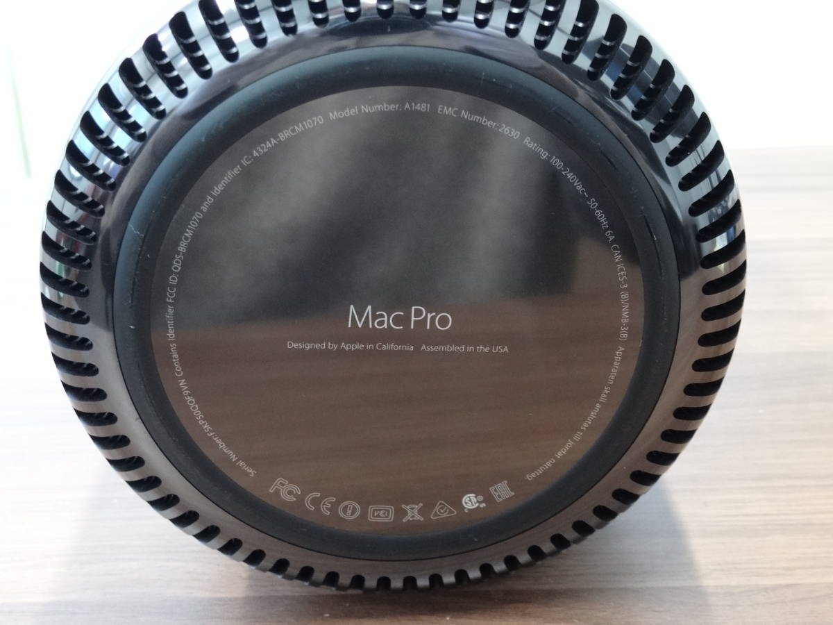 Apple MacPro Late2013 A1481 Quad-Core Xeon E5-1620V2 3.70GHz メモリ16GB SSD欠品(Mac Pro)｜売買されたオークション ...