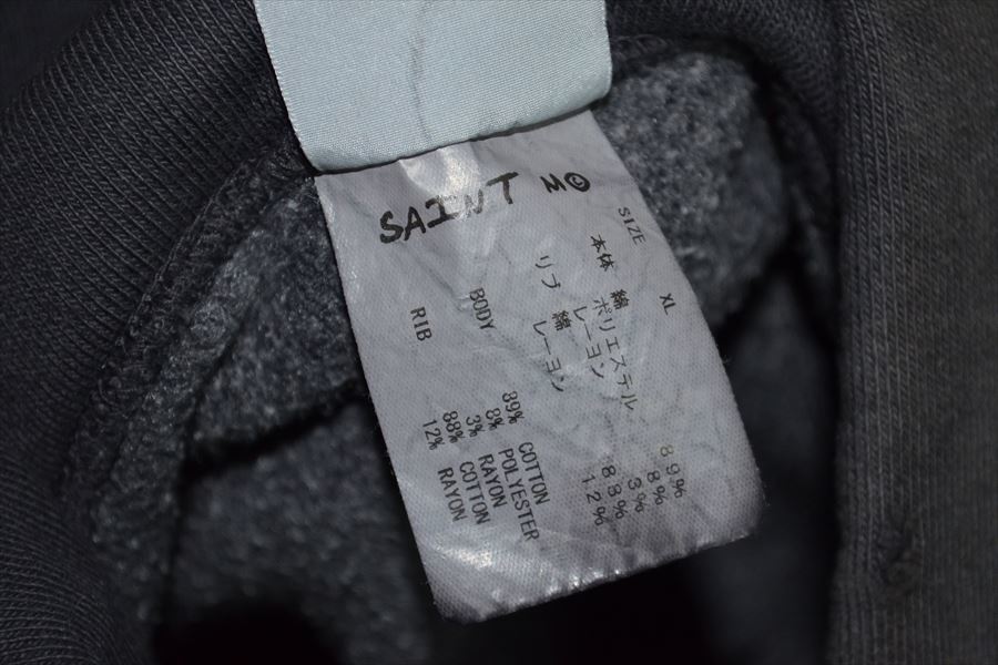 セントマイケル SAINT MICHAEL HOODIE POSSESSION sm-a22-0000025 ダメージ加工 スウェット ...