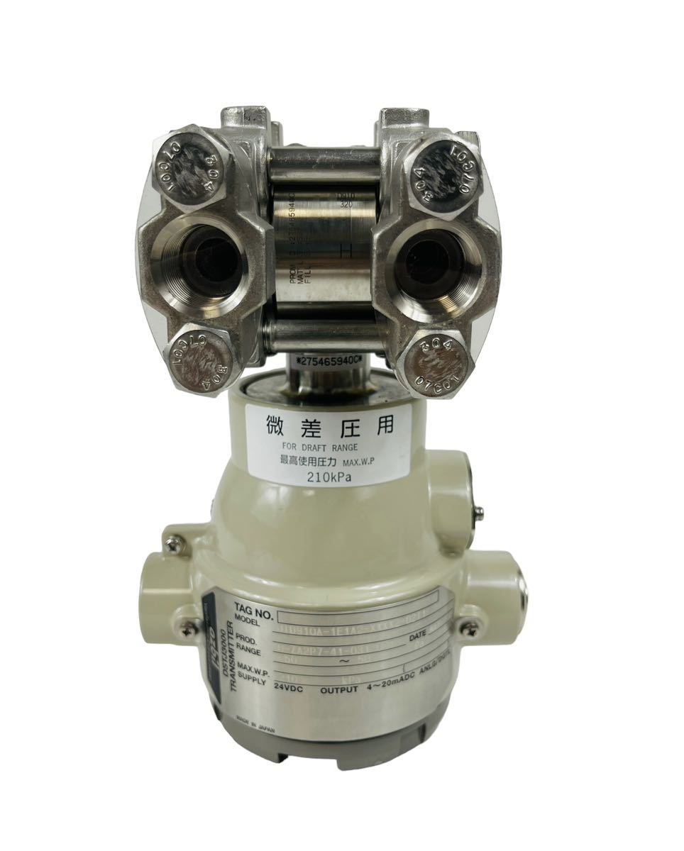 azbil アズビル 差圧発信器 圧力発信器 微差圧用 DSTJ3000 model:JTD910A-1E1A2-XXXX2-D2T1(電材 ...