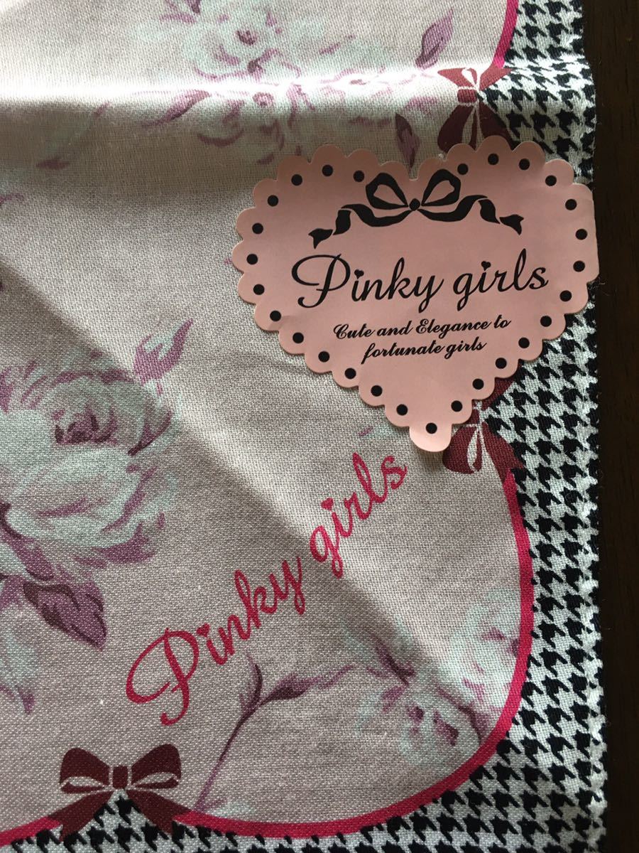 Pinky girls ピンキーガールズ ハンカチ 品 50cm×50cm ピンク系 花柄デザイン(女性用)｜売買されたオークション情報 ...