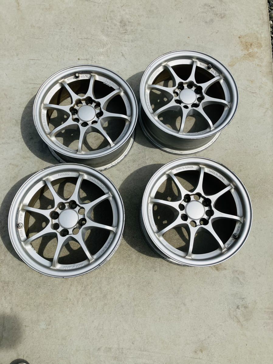 美品 RAYS レイズ ボルクレーシング CE28 鍛造 軽量 FORGED プリウス 30 50 カローラスポーツ シエンタ FT86 ...