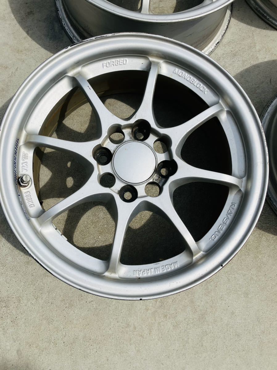 美品 RAYS レイズ ボルクレーシング CE28 鍛造 軽量 FORGED プリウス 30 50 カローラスポーツ シエンタ FT86 ...