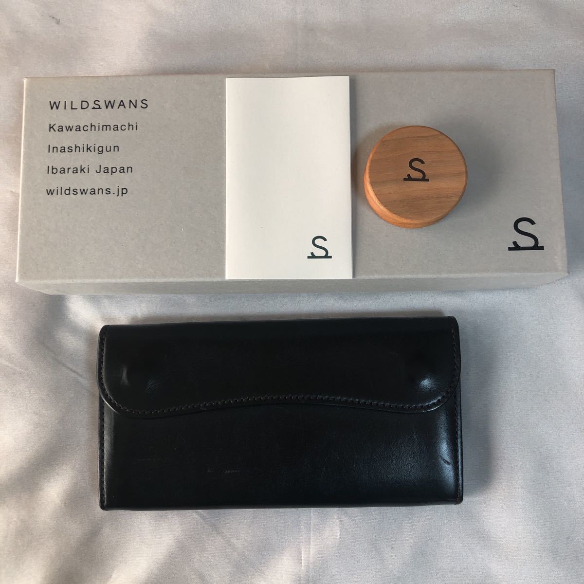 WILDSWANS ワイルドスワンズ ウェイブ WAVE 長財布 ENGLISH BRIDLE イングリッシュ ブライドル BK(長財布（小銭入れあり）)｜売買されたオークション情報 ...