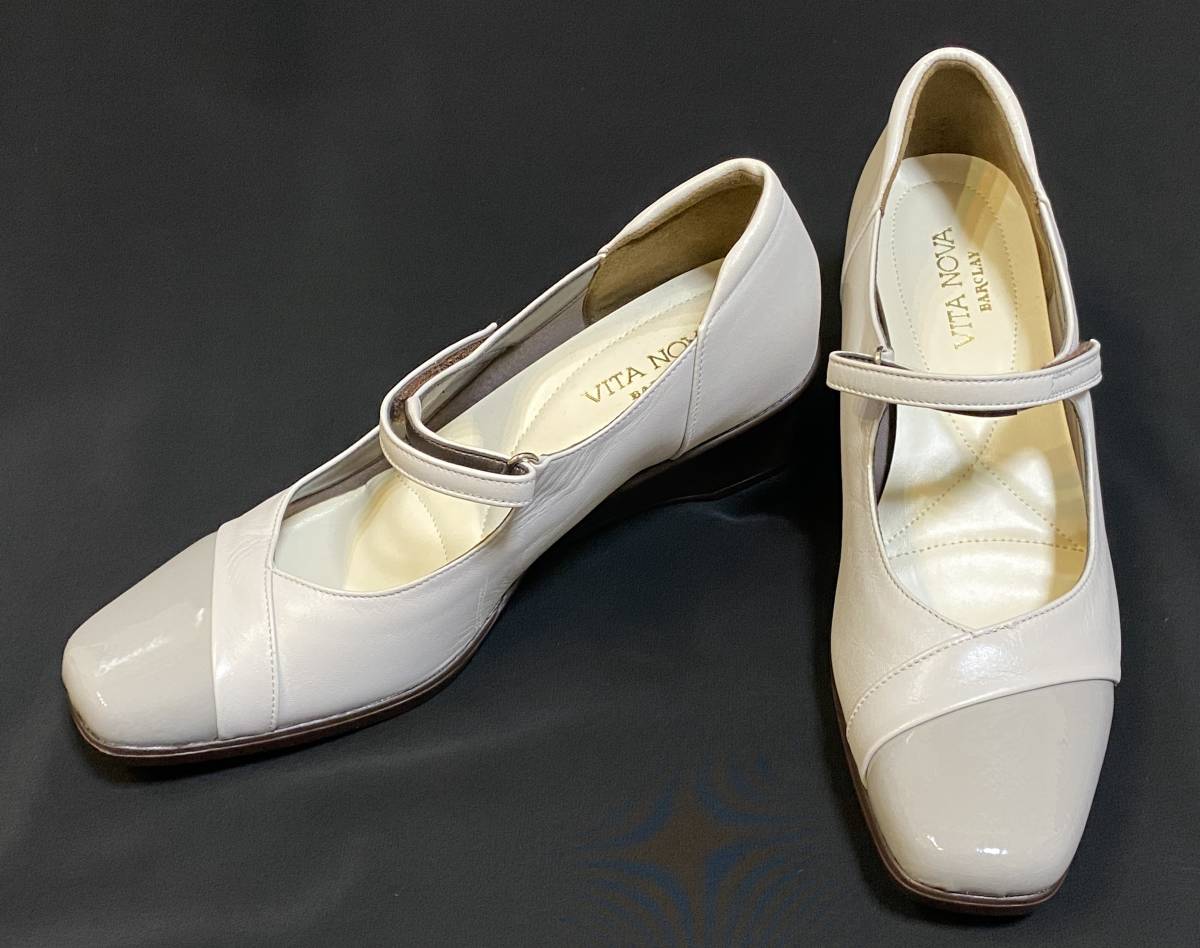 VITA NOVA BARCLAY 本革ストラップパンプス 24cmEEE(その他)｜売買されたオークション情報、yahooの商品情報をアーカイブ公開 - オークファン（aucfan.com）