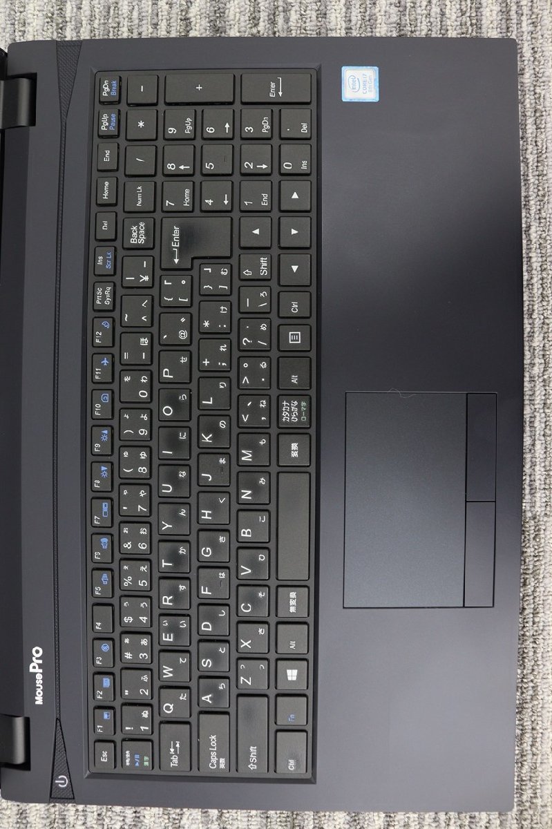 N0415 1円 i7第8世代 Mouse computer / MPro-NB500Z / CPU：core i7-8550U@1 ...