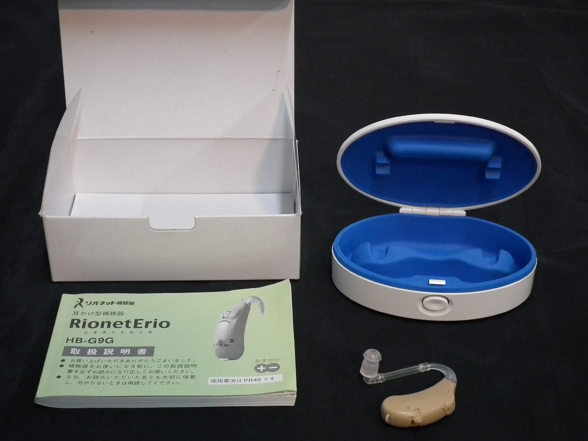 RIONET リオネット 補聴器 HB-G9G ヘルスケア 介護用品 耳掛け型 ケース付(補聴器)｜売買されたオークション情報、yahooの ...