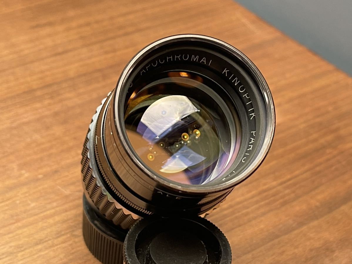 KINOPTIK PARIS APOCHROMAT FOCALE 75mm f2 ライカMマウント改造 フランス シネレンズ modified ...