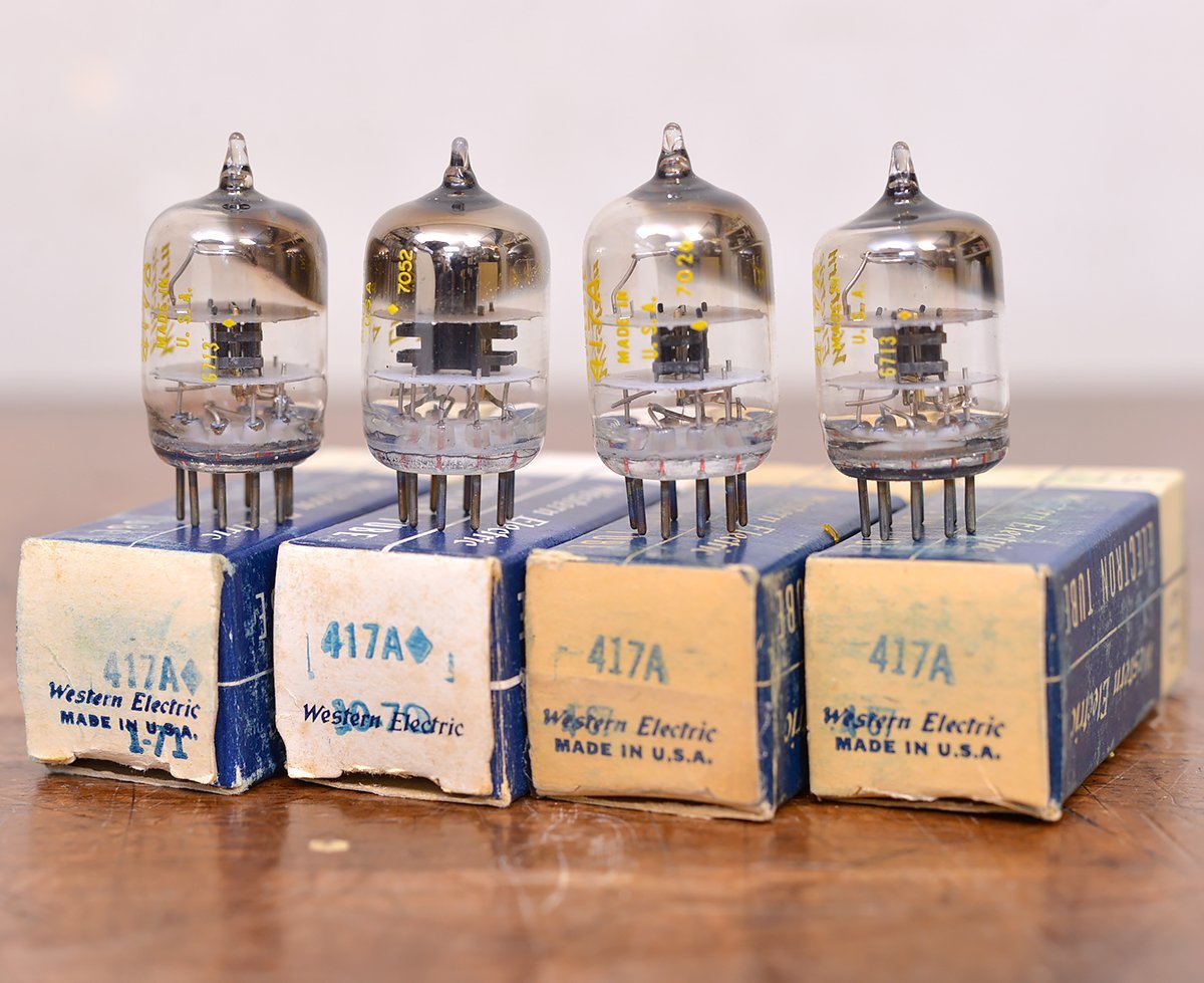 Western Electric 417A 真空管4本 元箱付き(真空管)｜売買されたオークション情報、yahooの商品情報をアーカイブ公開 ...