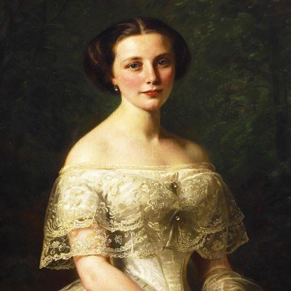 真作 WISH 19世紀絵画 1857年作 超 作 美術館級名画 クレア トービン Clare Tobin 油彩120号 画集掲載 歴史的美人 ...