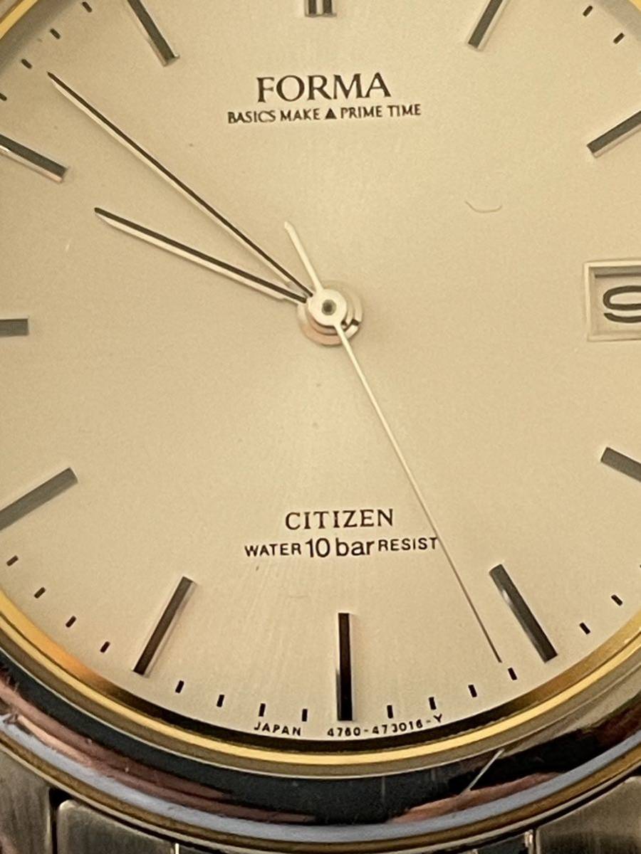 シチズン CITIZEN FORMA クォーツ 4762-471024 男性用 メンズ 腕時計(その他)｜売買されたオークション情報 ...