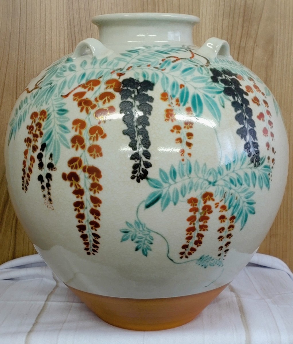 箱 書類無し現品のみ MOA美術館 岡田茂吉 野々村仁清 色絵藤花文茶壺 HC/250(陶磁一般)｜売買されたオークション情報、yahooの商品情報をアーカイブ公開 - オークファン ...