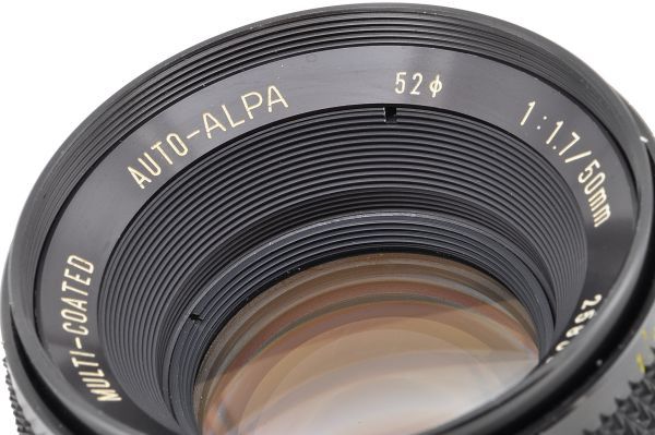 AUTO ALPA 50mm F1.7 M42 オート アルパ 50/1.7 M42 MULTI COATED マルチ コーティング ...