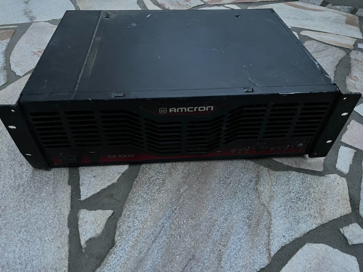 AMCRON アムクロン パワーアンプ CE1000A CROWN 動作未確認(パワーアンプ)｜売買されたオークション情報、yahooの商品 ...