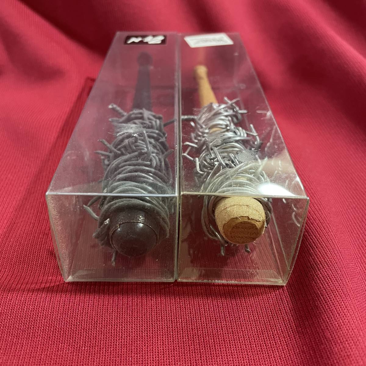 有刺鉄線バット ミニチュア 2個セット W ING W ING ウイング ZEN FMW 大仁田厚 ミスター ポーゴ 金村キンタロー(格闘技 ...