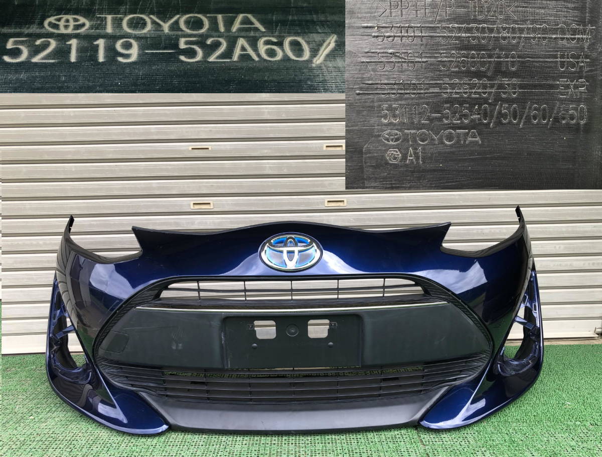 NHP10 アクア 後期 フロントバンパー ダークブルーマイカ 8S6(フロント)｜売買されたオークション情報、yahooの商品情報を ...