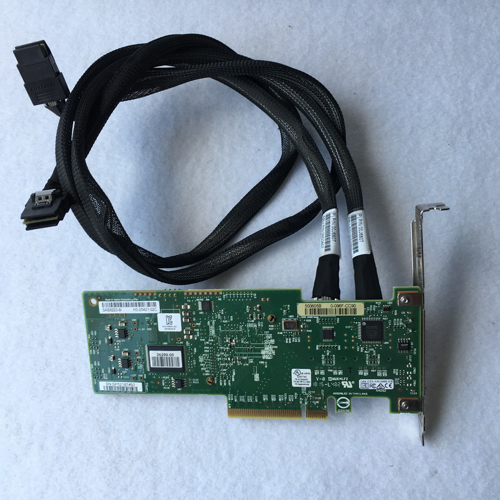 IBM LSI Logic SAS9223-8i ServeRAID-M1115 MegaRAID IBM PCIe 2.0x8 RAID ...
