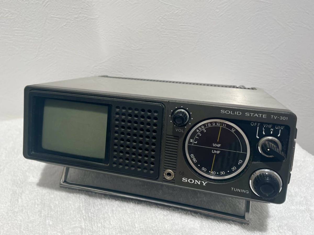 SONY ソニー SOLID STATE TV-301 マイクロテレビ 昭和レトロ 通電未確認(テレビ)｜売買されたオークション情報、yahooの商品情報をアーカイブ公開 - オークファン ...