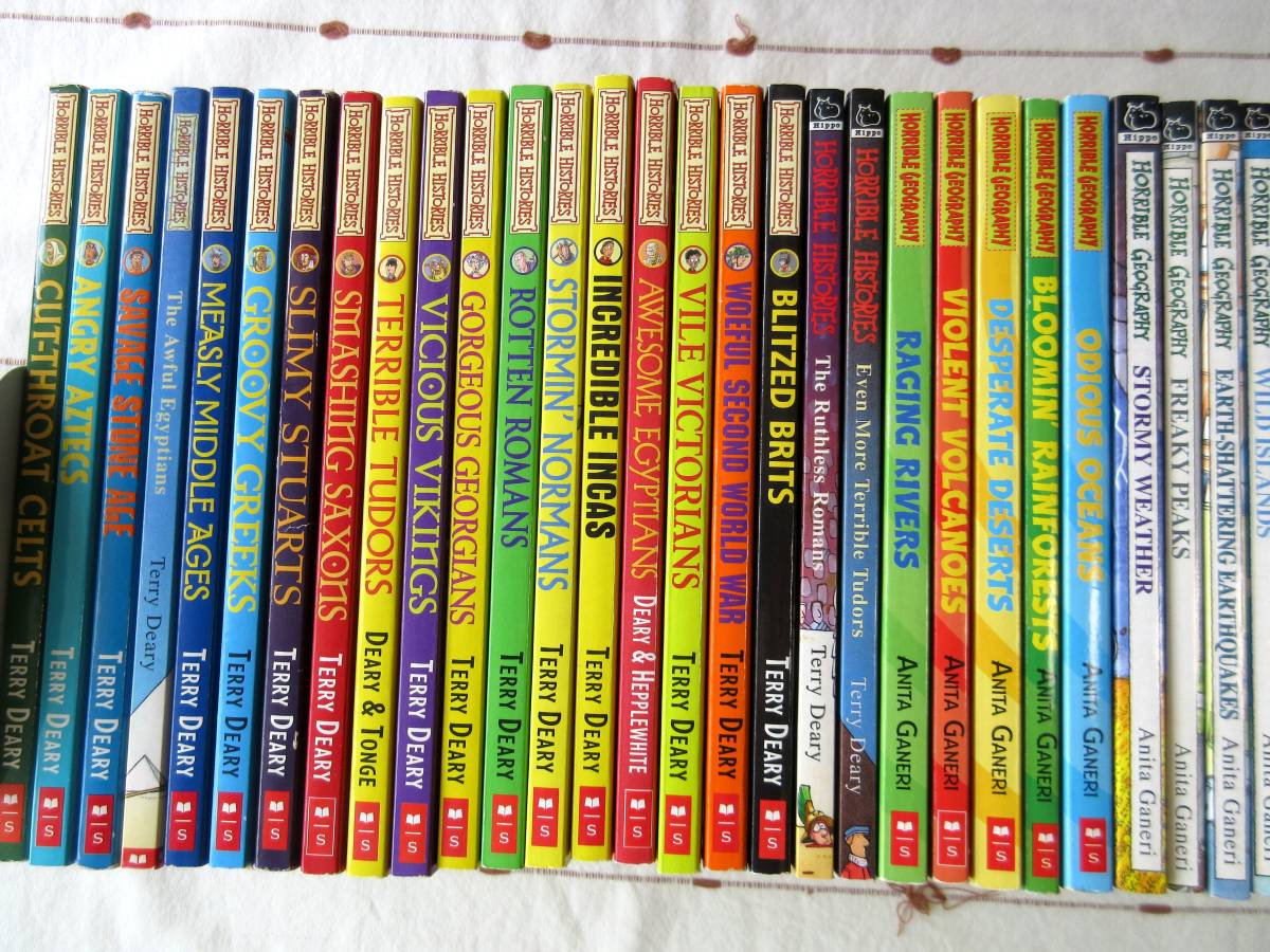 洋書 53冊 HORRIBLE SCIENCE Nick Arnold HISTORIES Terry Deary GEOGRAPHY ...