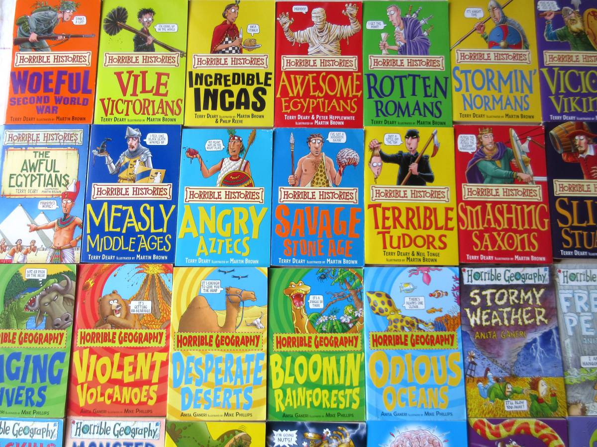 洋書 53冊 HORRIBLE SCIENCE Nick Arnold HISTORIES Terry Deary GEOGRAPHY ...