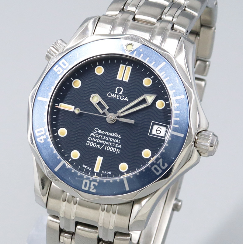 OMEGA オメガ シーマスター300 プロフェッショナルダイバー ブルー Ref.168.1502/368.1502 自動巻クロノメーター ...