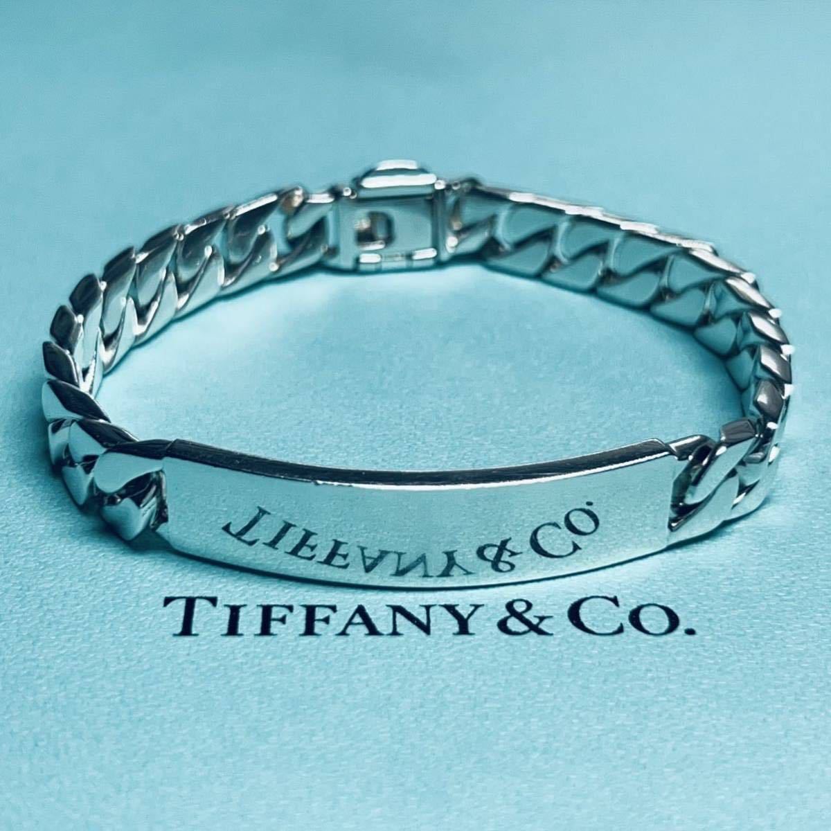 VINTAGE TIFFANY ID Bracelet ヴィンテージ ティファニー ID ブレスレット 喜平 チェーン シルバー ビンテージ ...