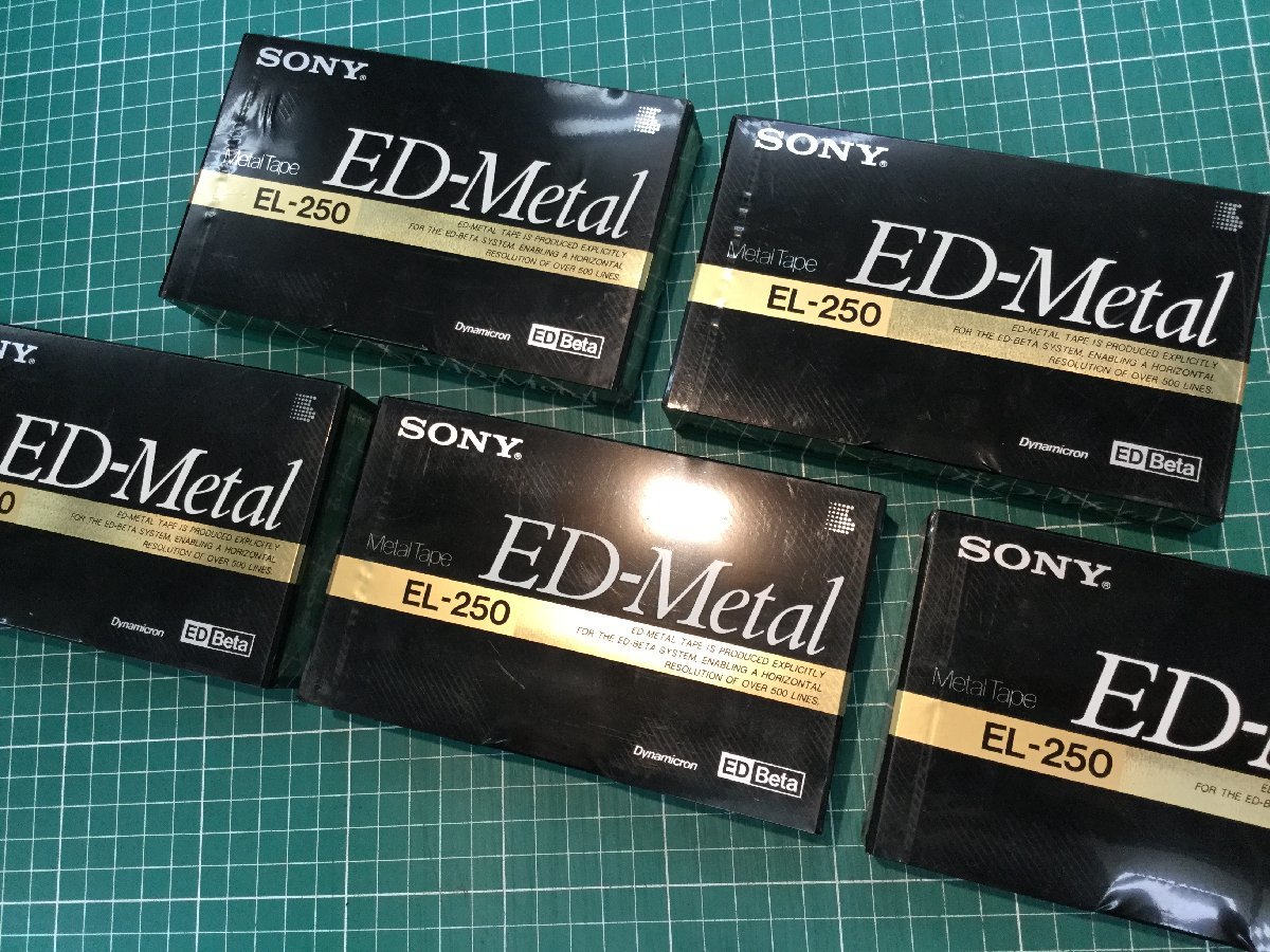 CAS-027 Sony / ED-Beta / ED-Metal / EL-250 / / 5本セット / ソニー / ED-Beta専用 ...