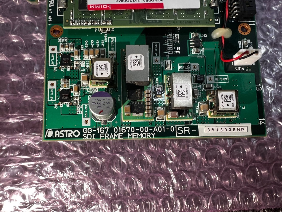Astro gg-167 と Interface PEX-466102 セット ASTRO SDI FRAME GG-167 -01670-00-A01-0SR MEMORY 2GBx2 ...