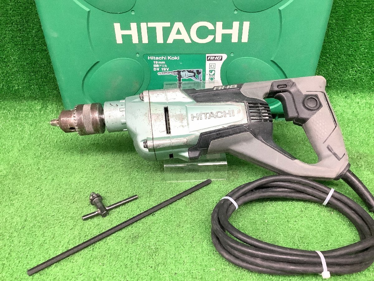 ② 品 HITACHI 日立工機 19mm 振動ドリル DV19V 本体+ケース(本体)｜売買されたオークション情報、yahooの商品情報を ...
