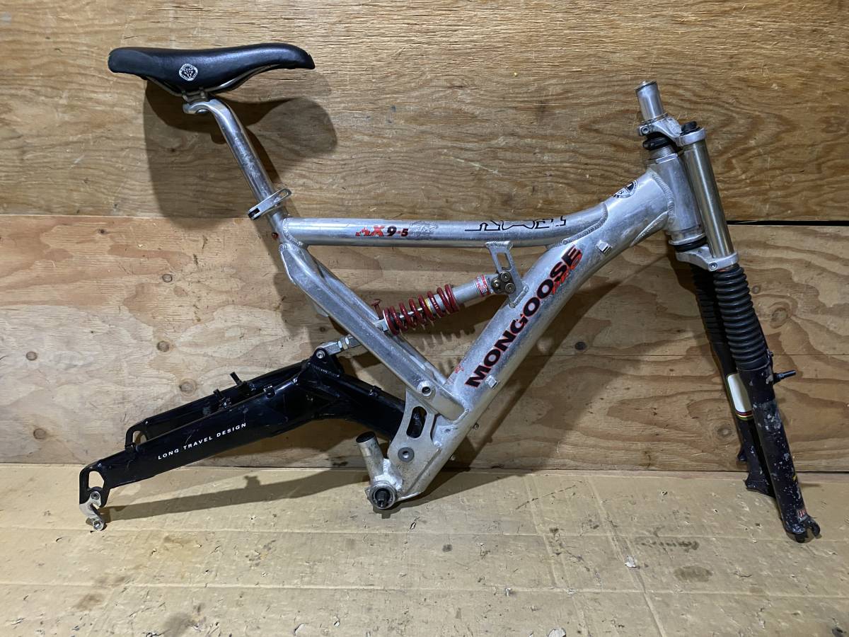 MONGOOSE PRO NX 9.5 26インチMTB フルサスペンション アルミフレーム パーツ OLD MTB ATB VINTAGE ...